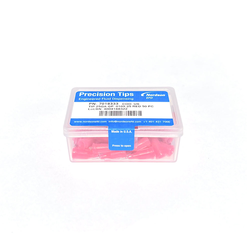 Nordson EFD Dispensing Tip, 25 Gauge (250 µm ID), 50/Box – Voltera