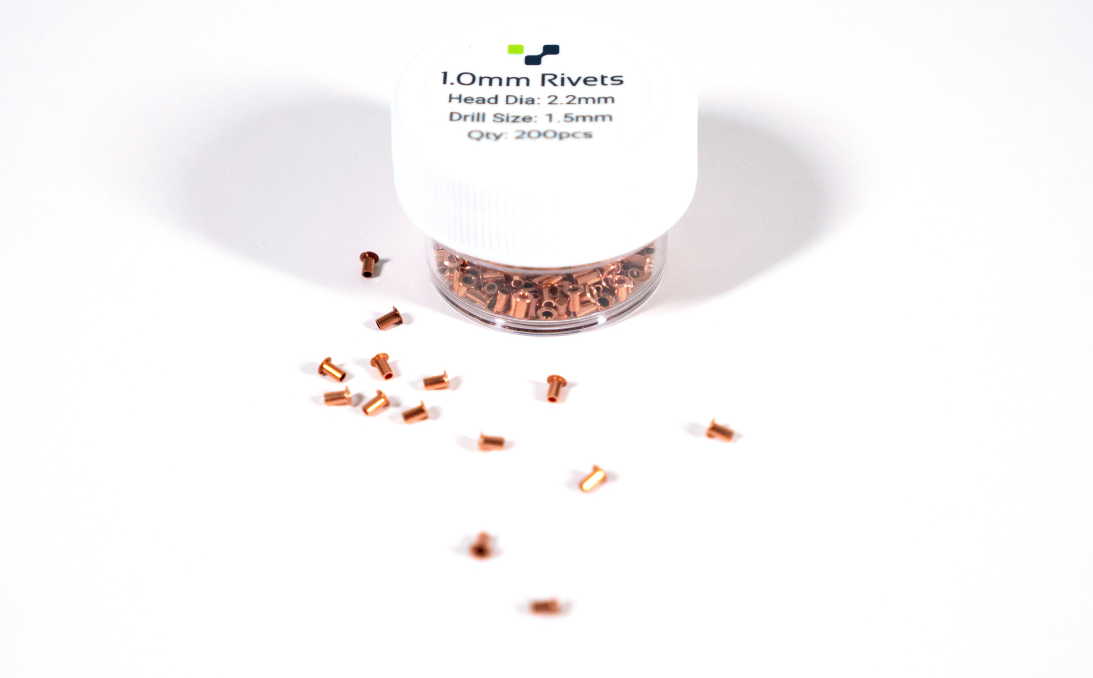 Copper Rivets 1.0mm - 200 Pack – Voltera