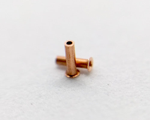 Copper Rivets 0.4mm - 200/Jar